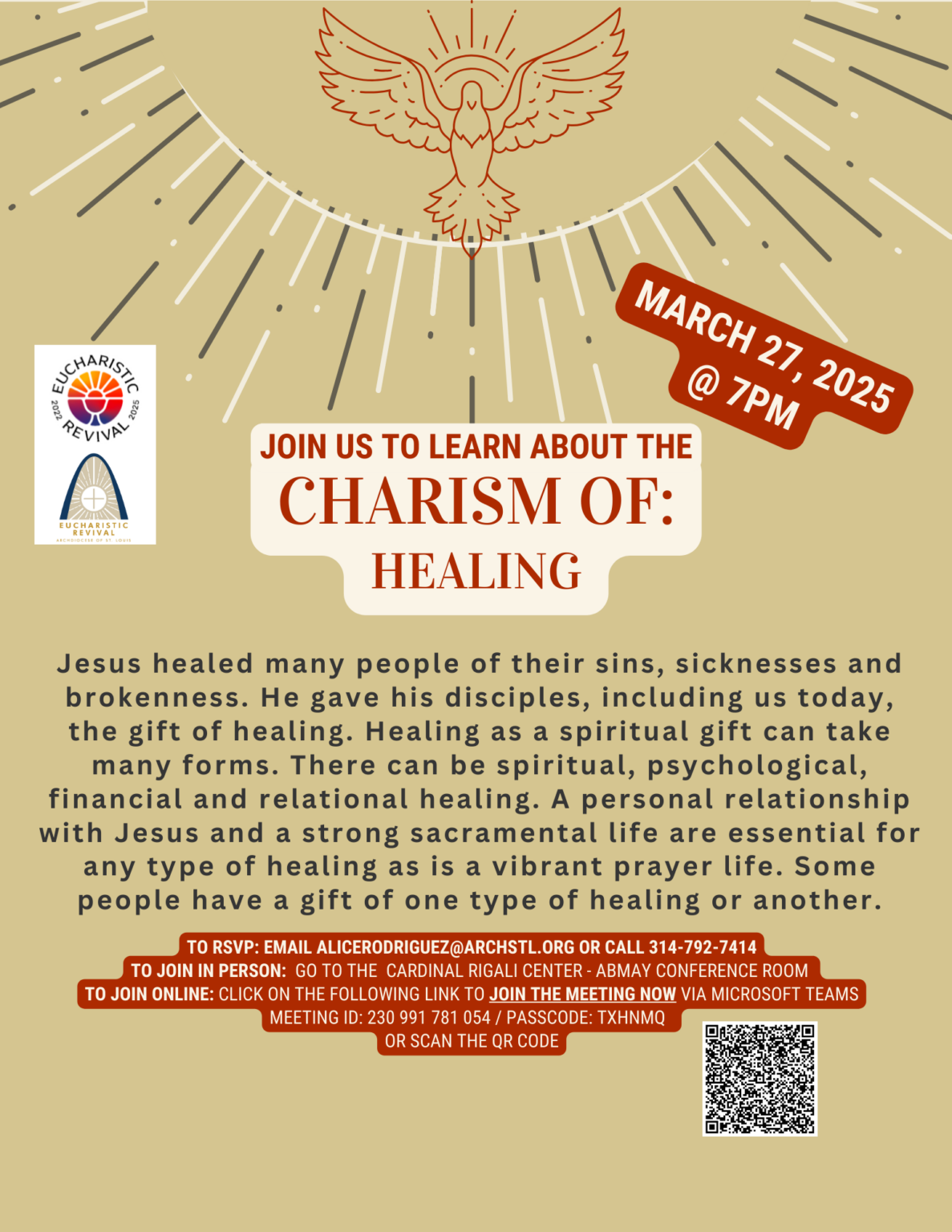 Charism of Healing - Archdiocese of St. Louis