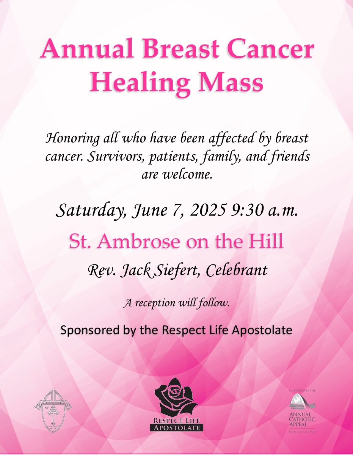 Archdiocese of St. Louis Breast Cancer Healing Mass - Archdiocese of St ...